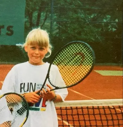 Anna-Lena Groenefeld shares a childhood tennis photo as she officially ...
